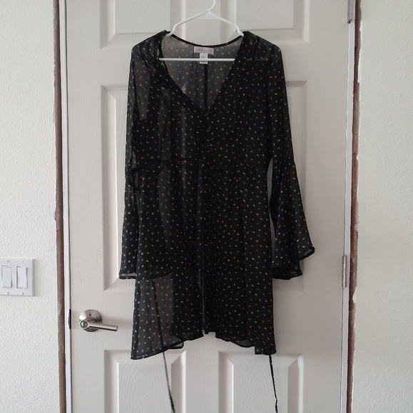 Band of Gypsies | Dresses | Iso Sheer Bell Sleeve Dresses | Poshmark